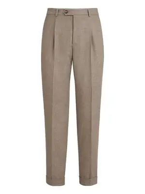 Brunello Cucinelli Pleated Trousers - Light Brown