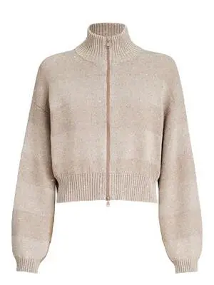 Brunello Cucinelli Striped Cardigan - Desert