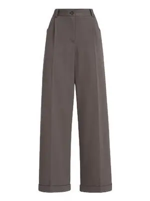 Brunello Cucinelli Wide Track Trousers - Brown