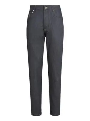 Brunello Cucinelli Comfort Denim Trousers - Medium Grey