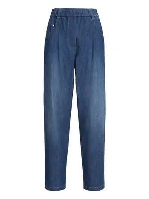 Brunello Cucinelli Five-pocket Trousers - Dark Denim