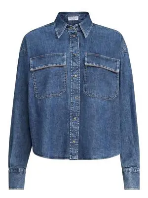 Brunello Cucinelli Button Down Shirt - Denim