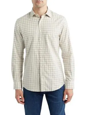 Rodd & Gunn Haydon Gingham Cotton Button-up Shirt - Straw