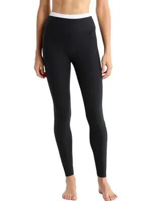 Beyond Yoga Space Dye High Waist Midi Leggings - Darkest Night