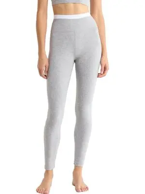 Beyond Yoga Space Dye High Waist Midi Leggings - Silver Mist