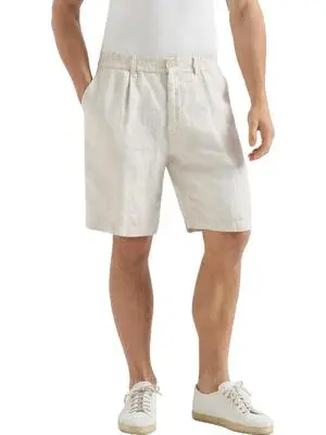 Brunello Cucinelli Linen Bermuda Shorts Panama