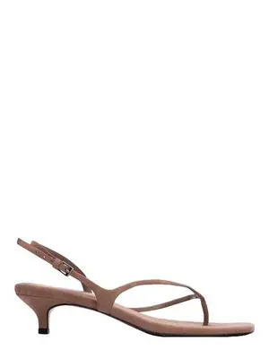 BLACK SUEDE STUDIO Mehak Suede Sandal - Taupe Suede