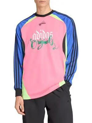 Adidas Spiders Loose Fit Long Sleeve Goalkeeper Jersey - Solar Yellow