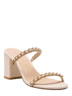 STUART WEITZMAN Soluxe Crystal Slide 75 Linen