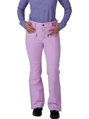 OOSC Fleece-lined Ski Pants - Baby Pink