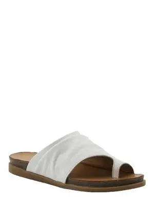 SPRING STEP SHOES Bates Slide Sandal White