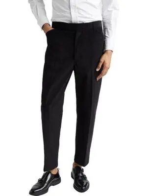 Thom Browne Cotton Corduroy Tapered Leg Chinos - Black