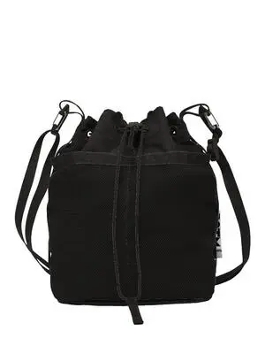 BABOON TO THE MOON Drawstring Crossbody Pouch - Black