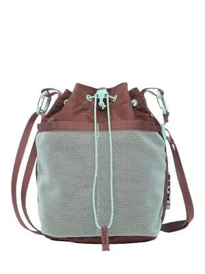 BABOON TO THE MOON Drawstring Crossbody Pouch - Mint Chip