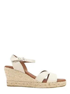 MENINA STEP Martell V-strap Espadrille - Cream