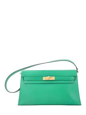 HERMES Kelly Elan Shoulder Bag Chevre Chamkila - Menthe