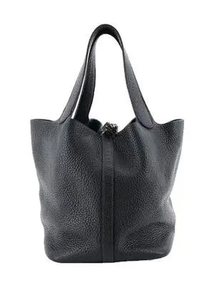 Hermès Picotin Lock Bag Clemence Mm Vert Fonce