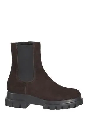 Agl Chunky Beat Water-resistant Suede Ankle Boots - Testa Di Moro