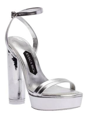 JESSICA RICH Jessica Rich Platform Sandals Silver