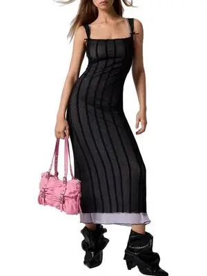Desigual Sleeveless Maxi Dress - Black