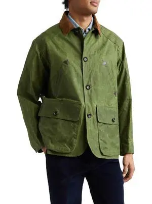 DRAKE'S Waxed Cotton Barn Jacket