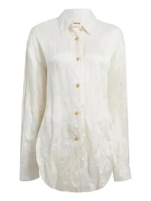 Khaite Goya Button-up Shirt - Chalk