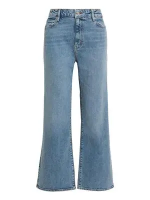 FRAME The Pixie Arrow High-rise Bootcut Jeans - Light Denim