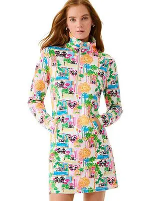 Lilly Pulitzer® Eleni Half-zip Dress - Multi Disney