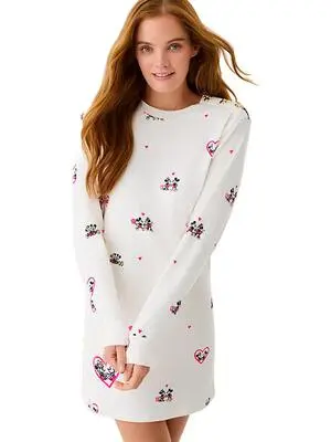 Lilly Pulitzer® Ballad Long Sleeve Dress - Coconut Disney Half Drop
