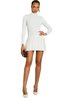 Retrofete Devika Knit Mini Dress - Winter White