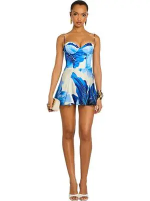 Retrofete Kyona Mini Dress - Azure Primavera