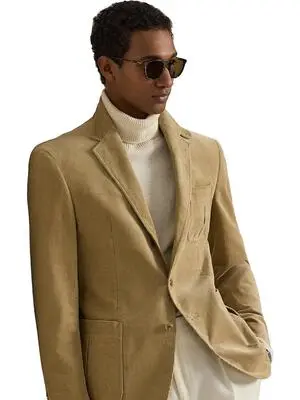 Ralph Lauren Polo Tailored Fit Corduroy Sport Coat - Sand