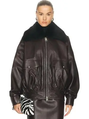 Khaite Daemon Jacket Mud