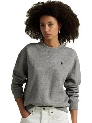 Ralph Lauren Fleece Crewneck - Dark Vintage Heather