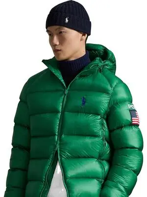 Ralph Lauren The Hawthorne Flag Down Jacket - Billard Green