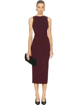 HIGH SPORT Devin Midi Dress - Wine