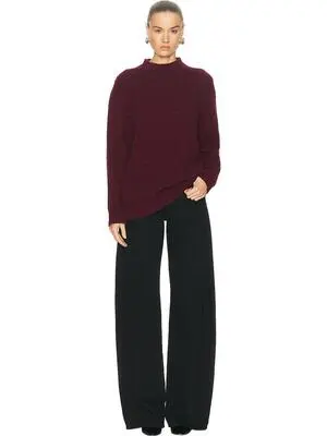 Gabriela Hearst Alfie Sweater - Bordeaux & Fuchsia