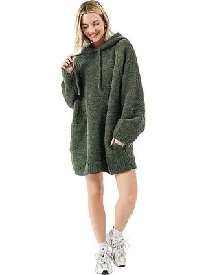 Free People Sunday Citizen Snug Blanket Hoodie - Moss