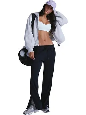 Free People FP Movement Uppercut Split Track Pants Black