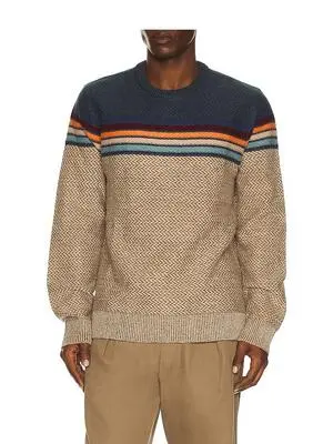 Faherty Brand Donegal Crew Neck Sweater - Twilight Sky Ombre