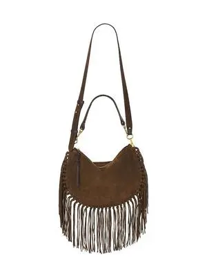 Isabel Marant Oskan Soft Crossbody Bag - Bronze