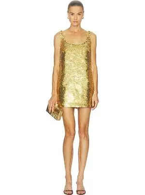 Alexis Eli Metallic Dress - Gold