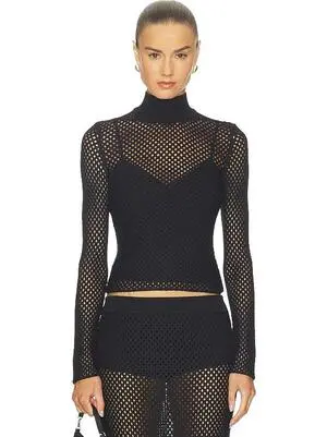 SIMKHAI Bexley Long Sleeve Top