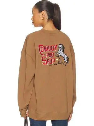 SENDERO PROVISIONS CO. Cowboy Pro Shop Sweatshirt - Light Brown