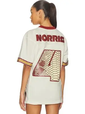 Mitchell & Ness X Mclaren Formula 1 Norris Legacy Jersey - Cream & Burgundy
