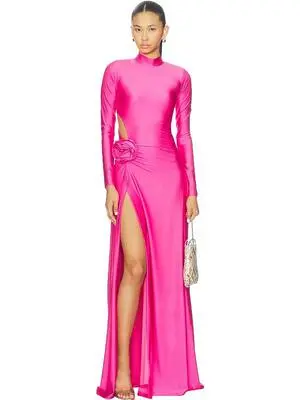 Delfi Sabine Dress - Magenta