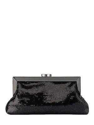 OLGA BERG Zephyr Clutch - Black