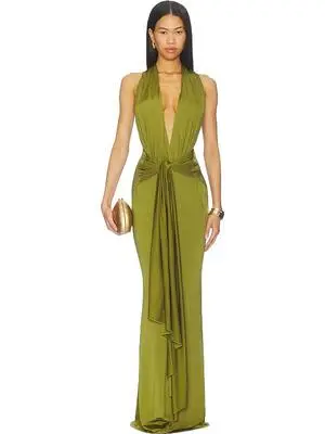 LOVERS AND FRIENDS Coralie Gown - Chartreuse