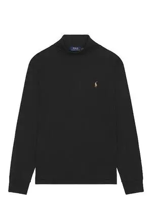 Polo Ralph Lauren Long Sleeve Soft Touch Turtleneck Pullover - Black