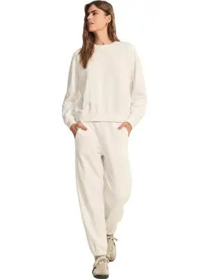 Velvet By Graham & Spencer Zara Relaxed Fit Sweatpants - Neutral